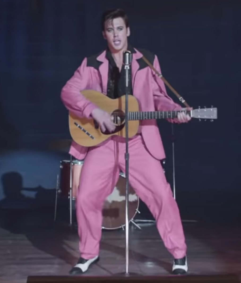 Elvis Presley Austin Butler Pink Blazer | LucacciLeather