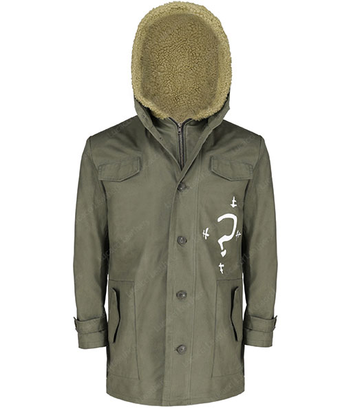 The Batman 2022 Riddler Green Coat | LucacciLeather