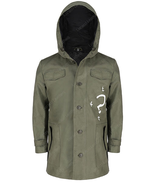 The Batman 2022 Riddler Green Coat | LucacciLeather