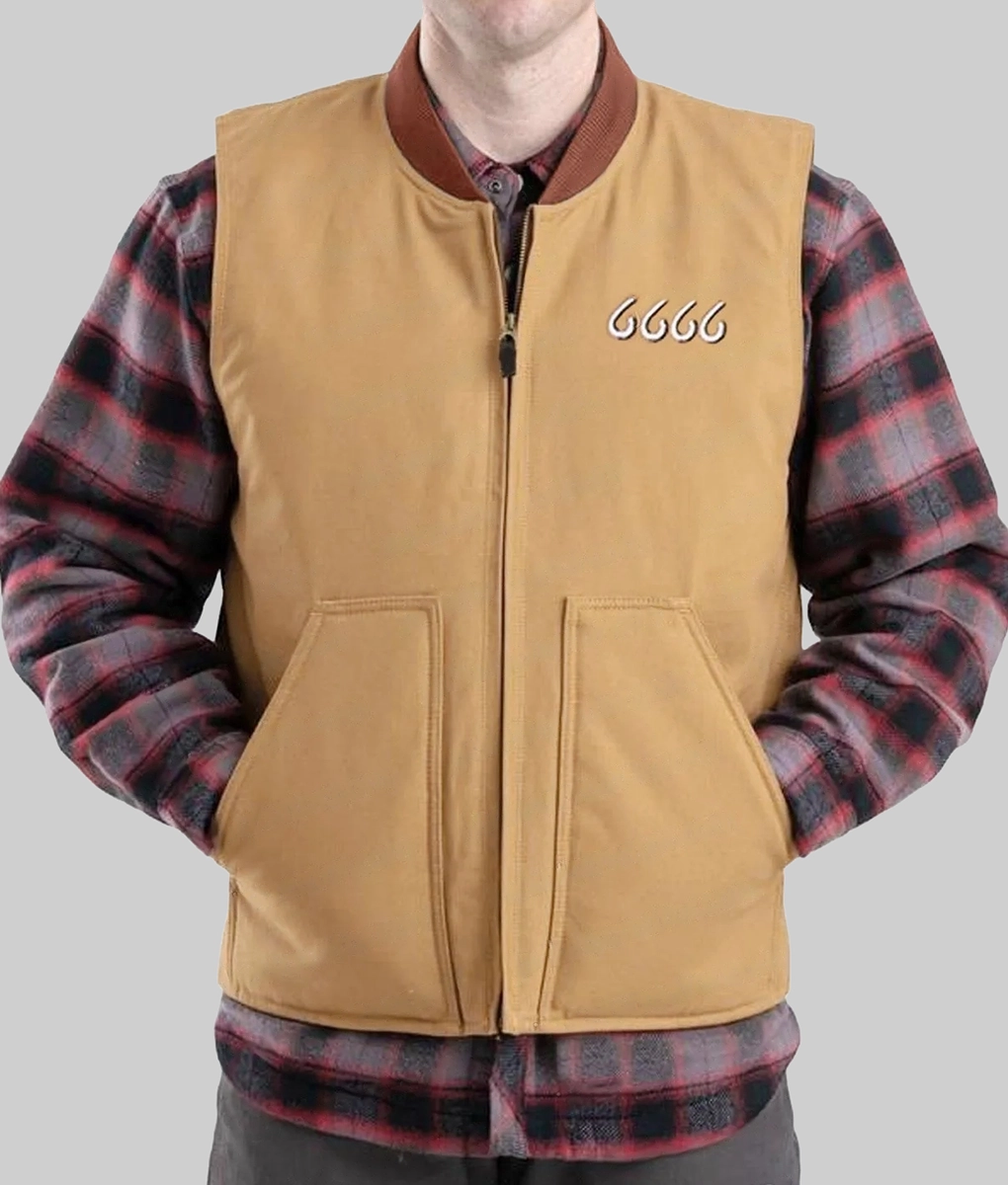 Jimmy Brown Yellowstone Vest | Jefferson White Vest with Free Shipping