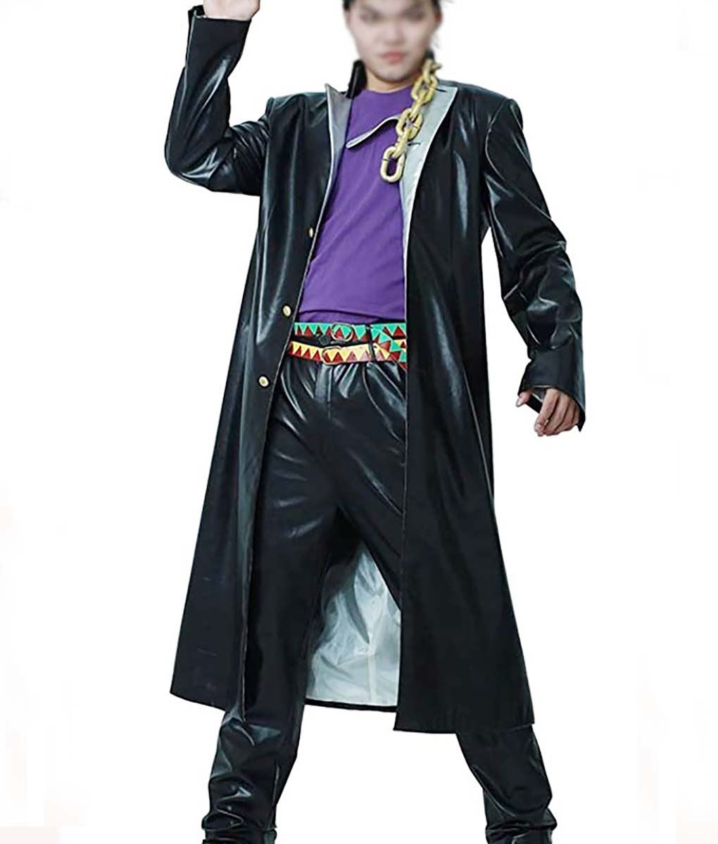 JoJo’s Bizarre Adventure Jotaro Kujo Coat | Jotaro Kujo Black Coat