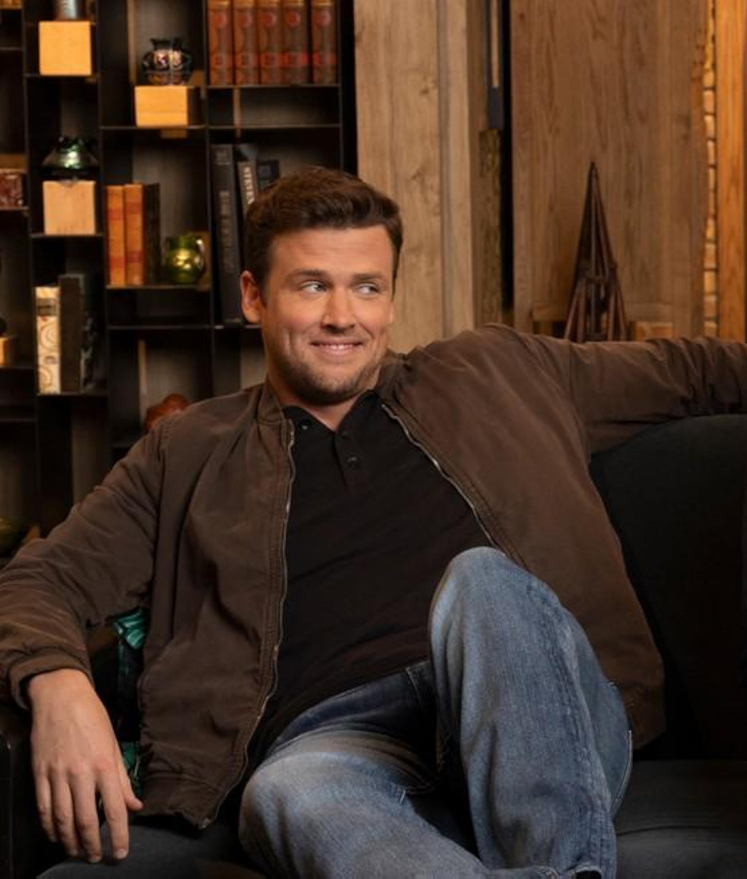 Frasier Frederick Crane Brown Jacket | Lucacci Leather