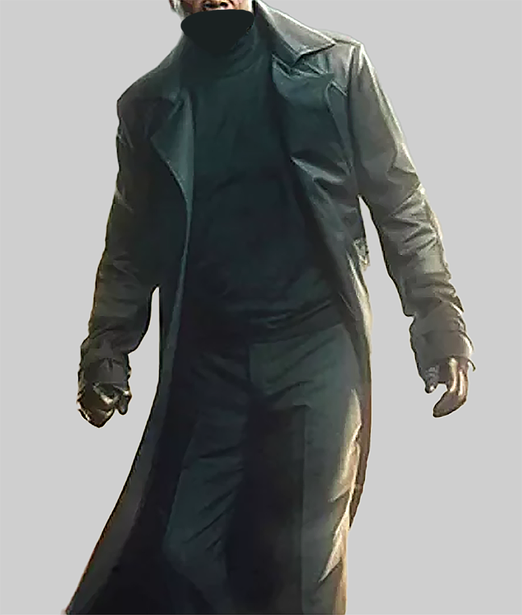 Nick Fury Black Coat From Captain America | Lucacci Leather